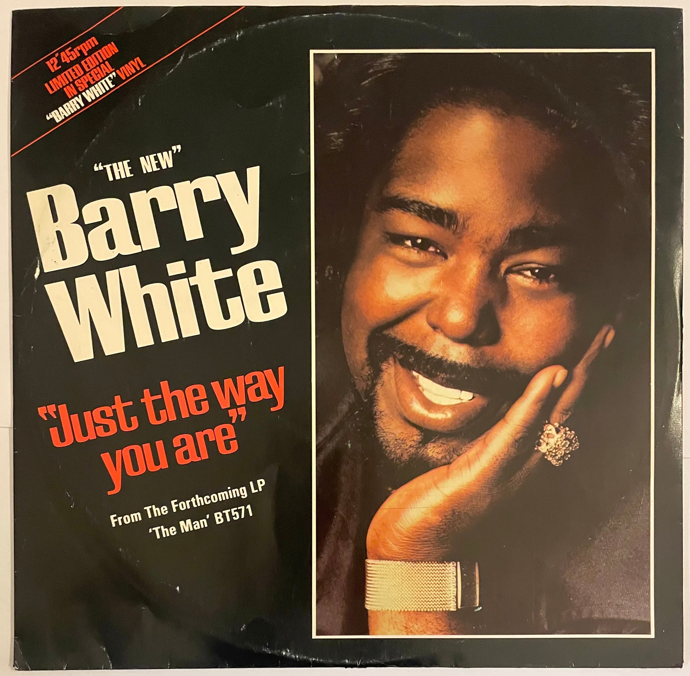 Barry White - Just The Way You Are 12" Single (Ltd White/Marble ...