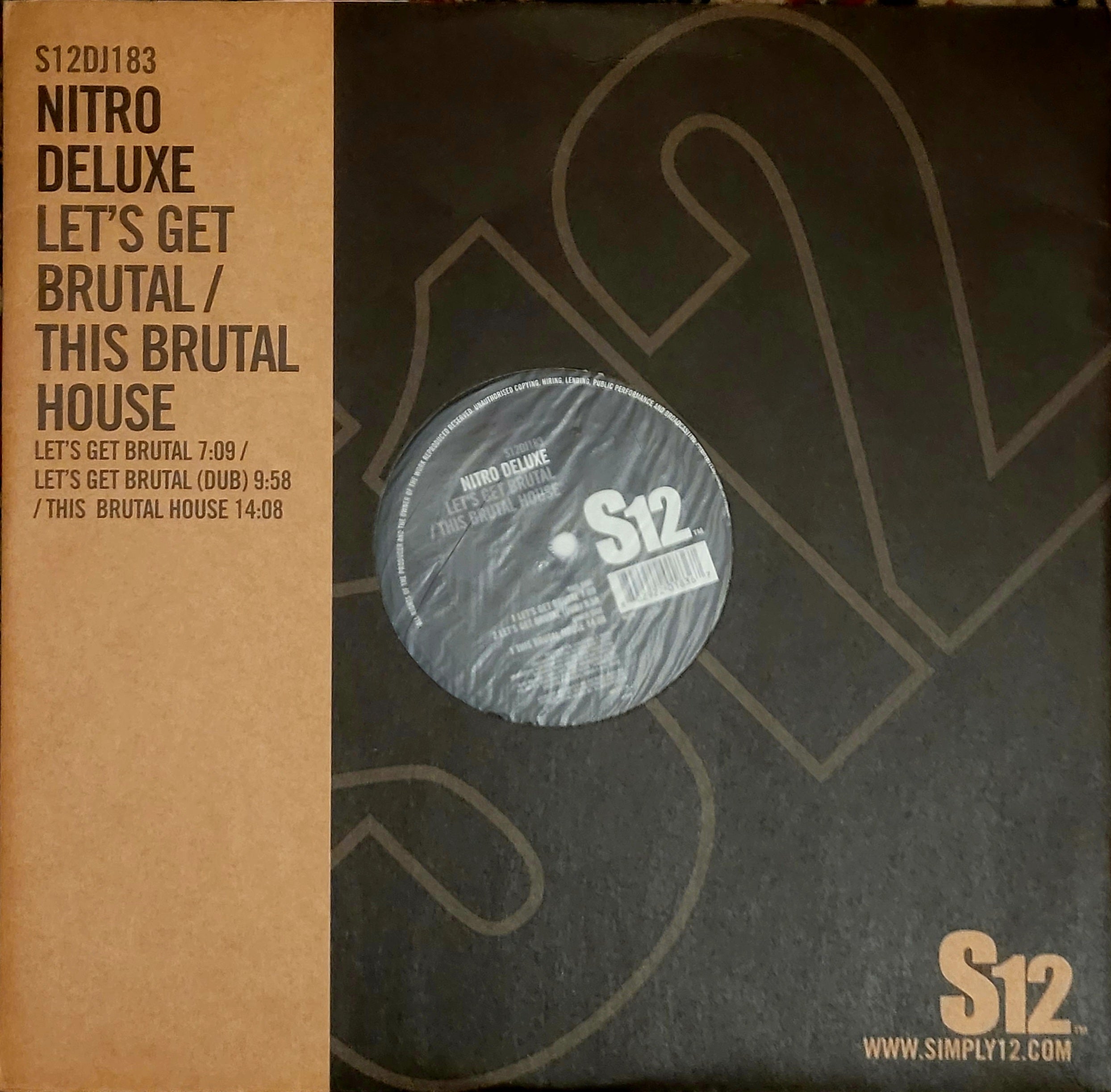 Nitro Deluxe - Let's Get Brutal / This Brutal House 12" Single – museum ...